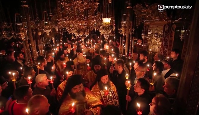 Resurrection and Agape Vespers in Holy Great Monastery of Vatopedi on ...