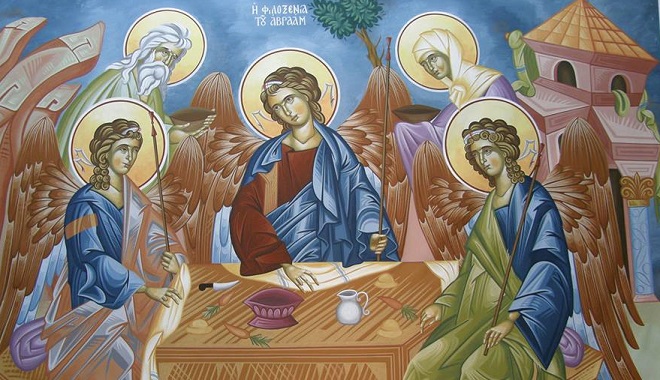 “The depiction of the three persons of the Holy Trinity” [2] | PEMPTOUSIA