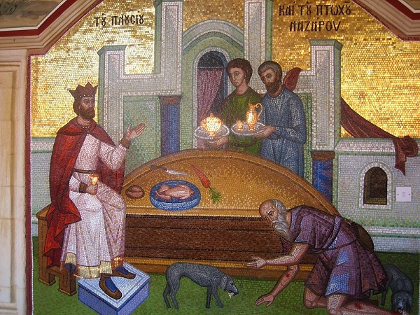 Lazarus And The Rich Man Icon